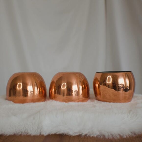 Coppercraft Guild | Dining | 3 Antique Cups Coppercraftguild Roly Poly ...